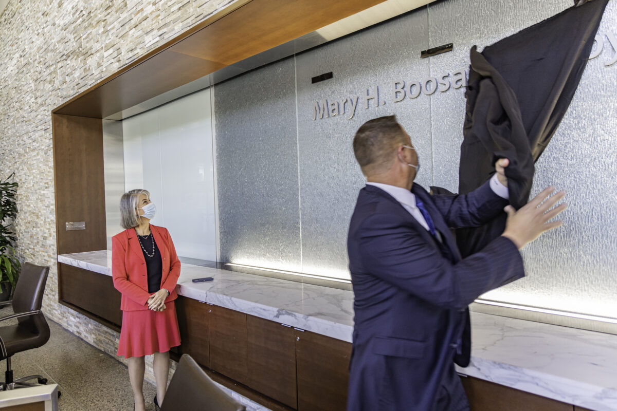 Mary H. Boosalis Lobby Dedication - Miami Valley Hospital Foundation